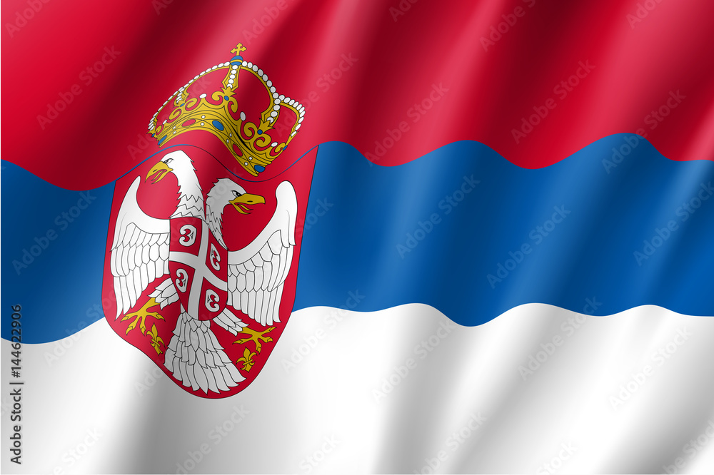 Official Serbian Flag