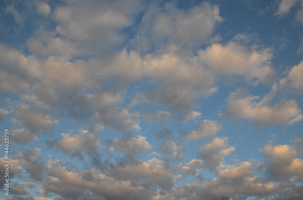 The spring sky. Fluffy clouds in the sky. Seamless sky texture Stock ... The spring sky. Fluffy clouds in the sky. Seamless sky texture Stock ...