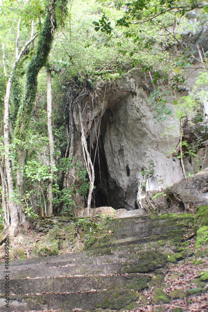 Tonga Cave, Rota, Northern Mariana Islands Tonga cave in Songsong was ...