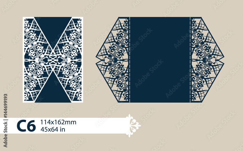 The layout of the cards in three additions. The template is suitable ...