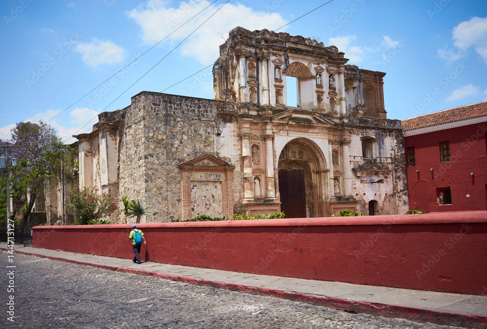 Destroyed Church in Antigua Guatemala / Heritage of ruined churches of ...
