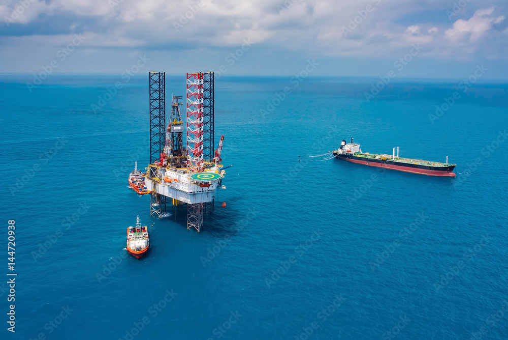 Poster Offshore oil rig drilling platform/Offshore oil rig drilling ...