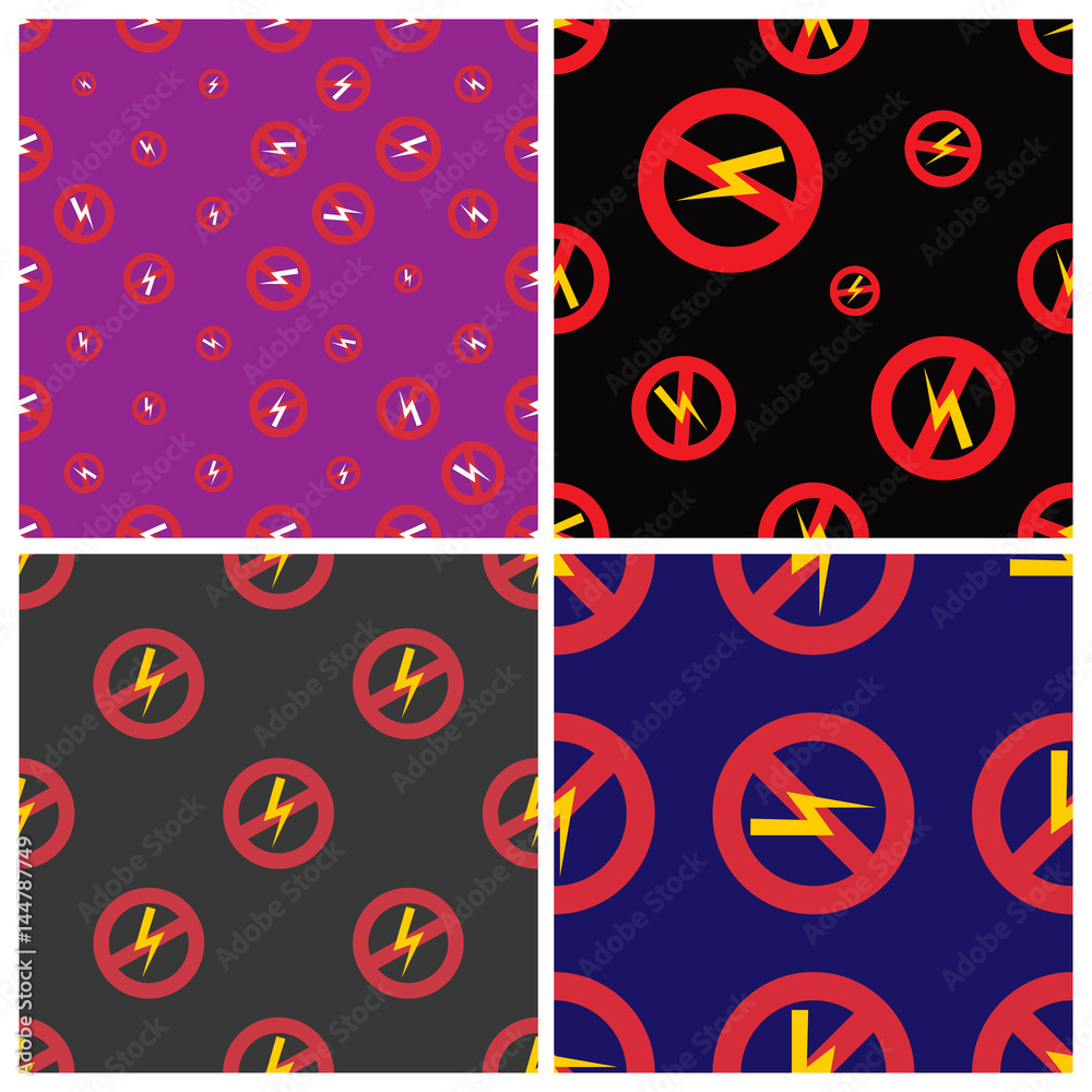 Prohibition sign industry production vector illustration warning danger ...