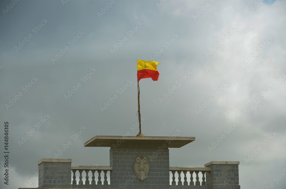 Karnataka flag Stock Photo | Adobe Stock