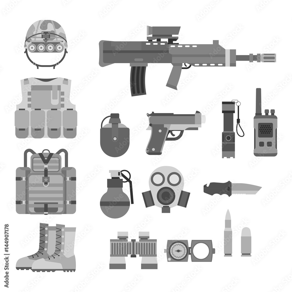 Military weapon guns armor forces american fighter ammunition ...