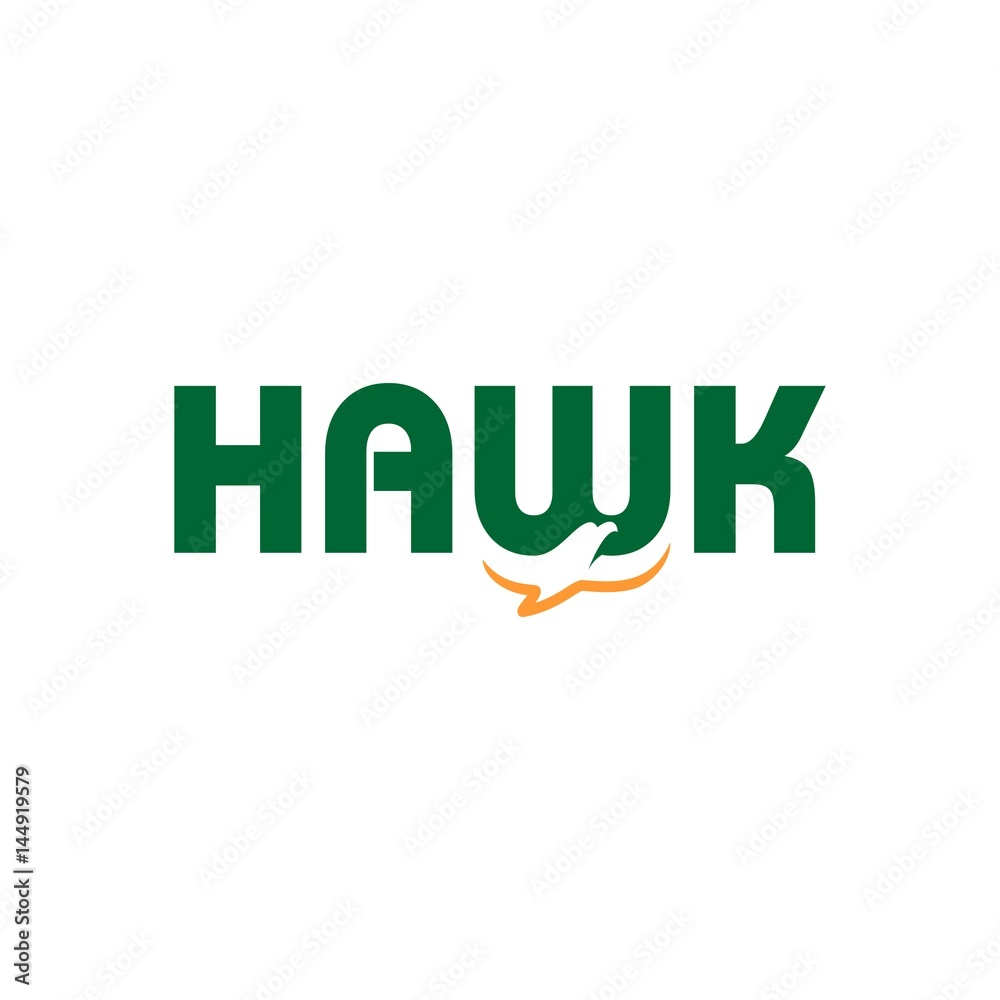 hawk logo vector. Stock Vector | Adobe Stock