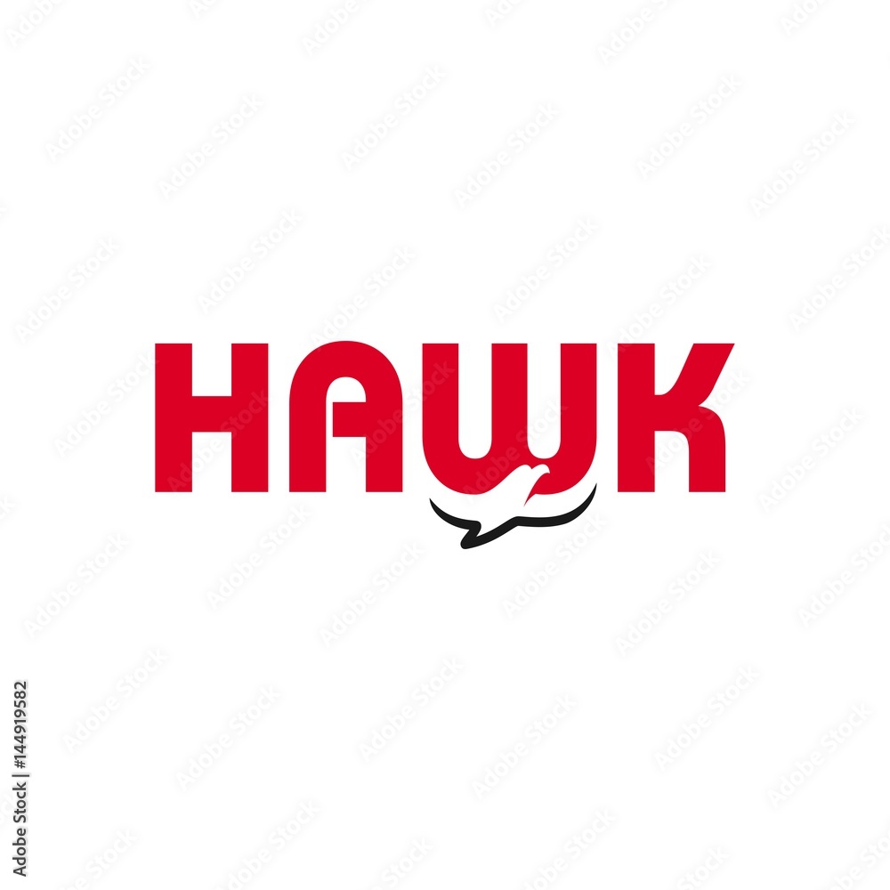 hawk logo vector. Stock Vector | Adobe Stock