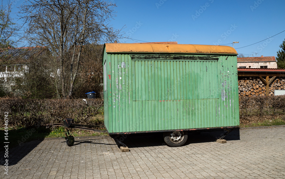 Bauwagen Stock-Foto | Adobe Stock