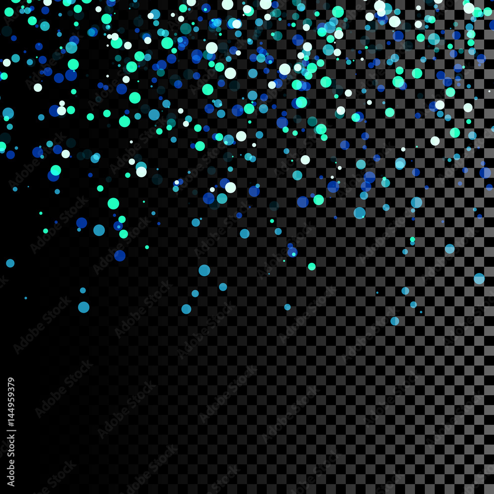 Transparent vector green blue glitter texture. Emerald shiny sparkling ...