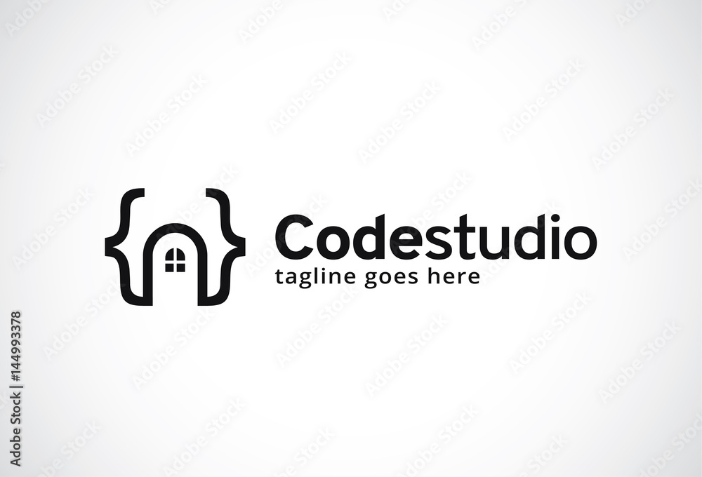 Code Studio Logo Template Design Vector, Emblem, Design Concept ...