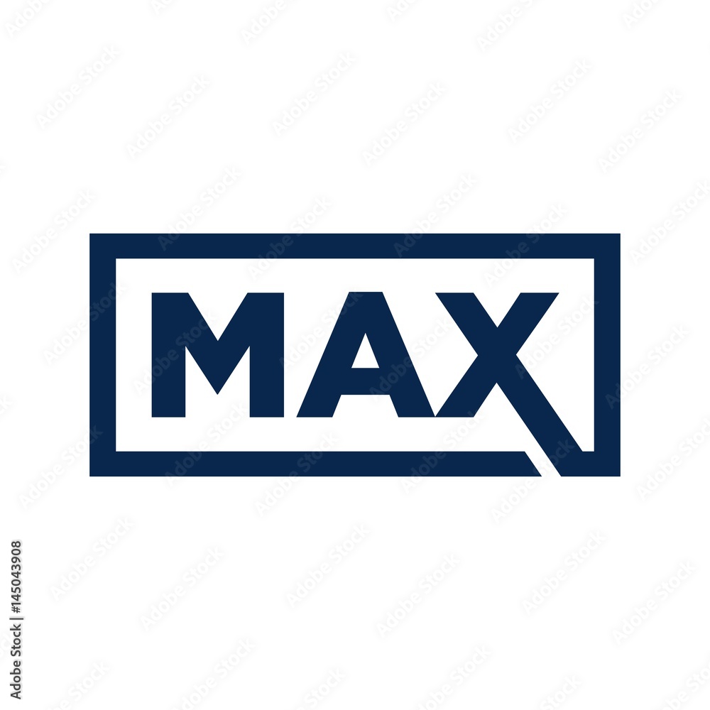 max logo vector. Stock Vector | Adobe Stock