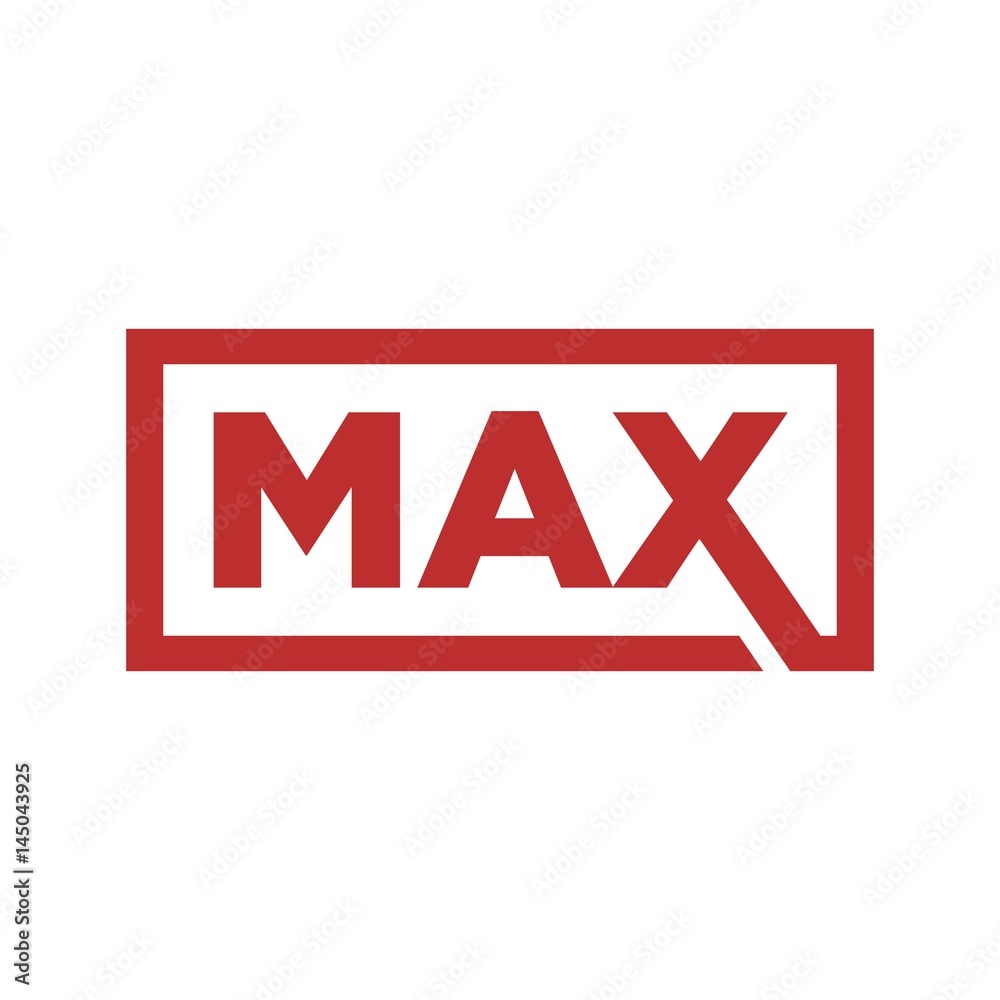 max logo vector. Stock Vector | Adobe Stock