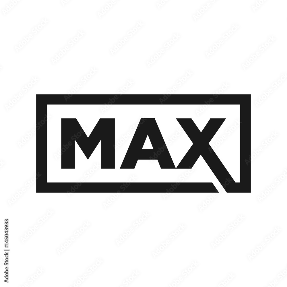 max logo vector. Stock Vector | Adobe Stock