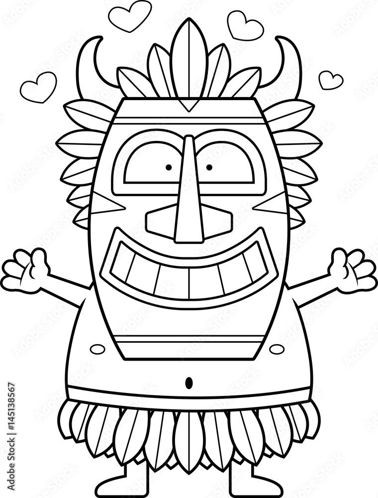 Cartoon Witch Doctor Hug Stock Vector | Adobe Stock
