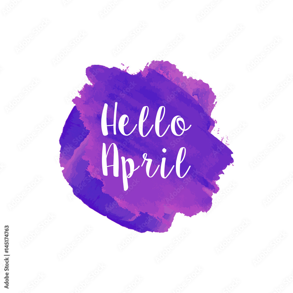Hello April Wallpaper