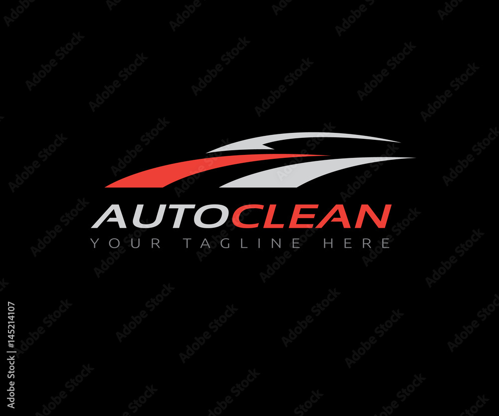 Auto Clean, Car wash, Car Logo, Auto motive icon, Vector illustration ...