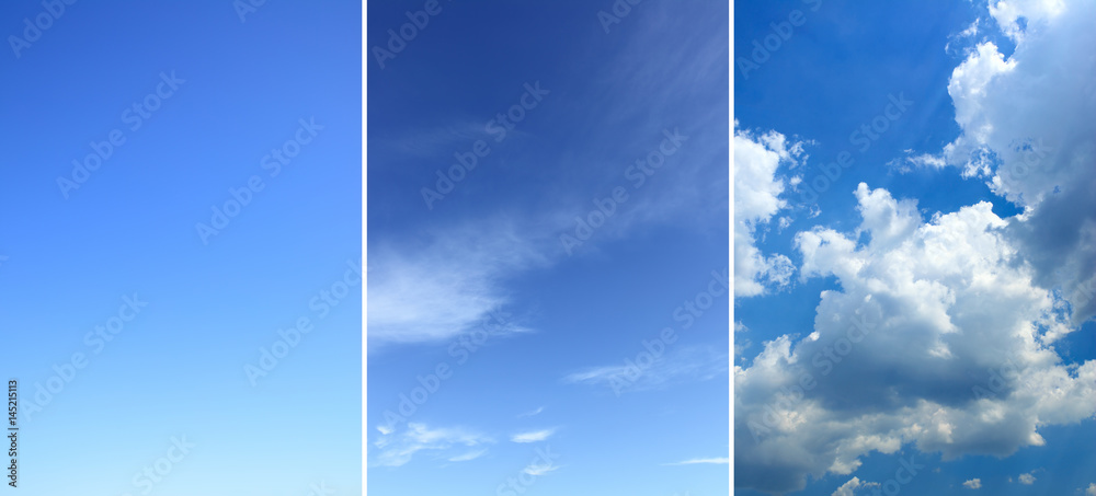 Sky backgrounds set Stock Photo | Adobe Stock