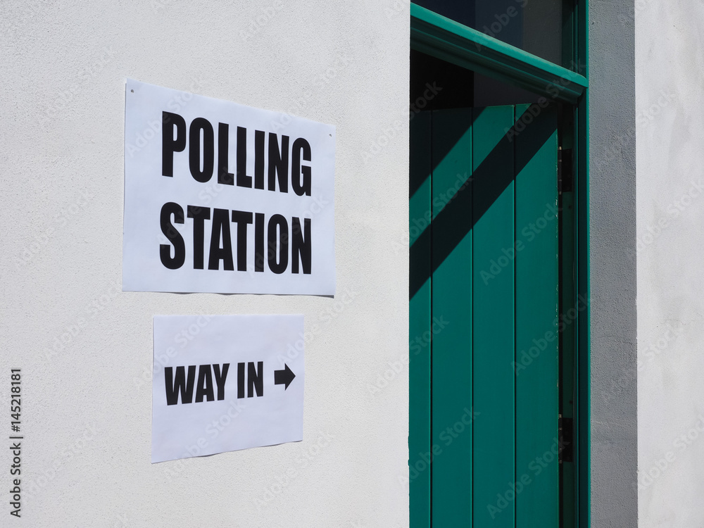 General elections polling station Stock Photo | Adobe Stock