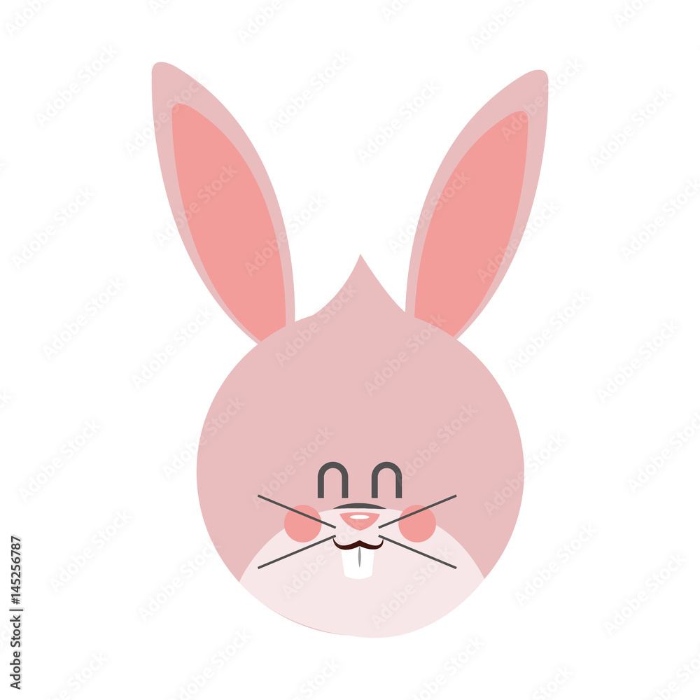 Rabbit cartoon icon. Animal cute adorable and creature theme. Isolated ...