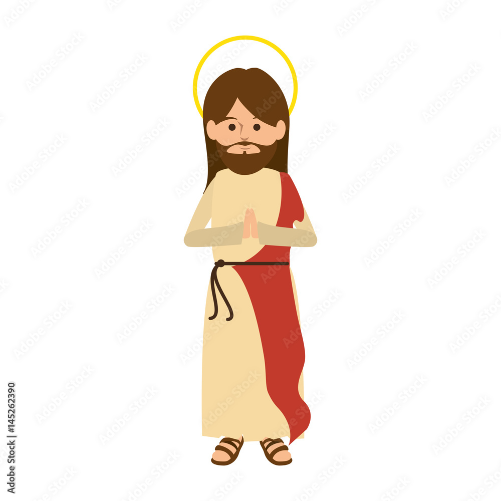 jesuschrist avatar character icon vector illustration design Stock ...