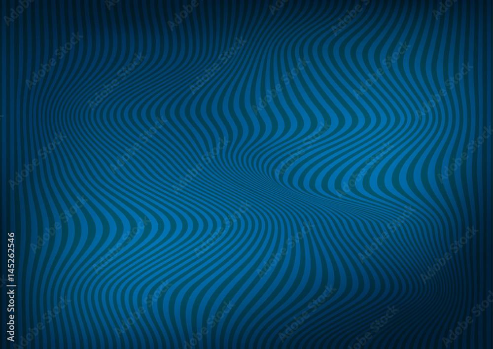 Abstract dark blue background with a pattern of curved lines Stock ...
