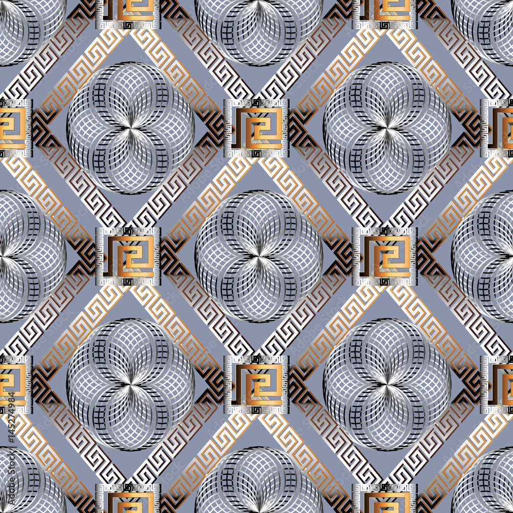 Modern geometric seamless pattern. Abstract light background with ...