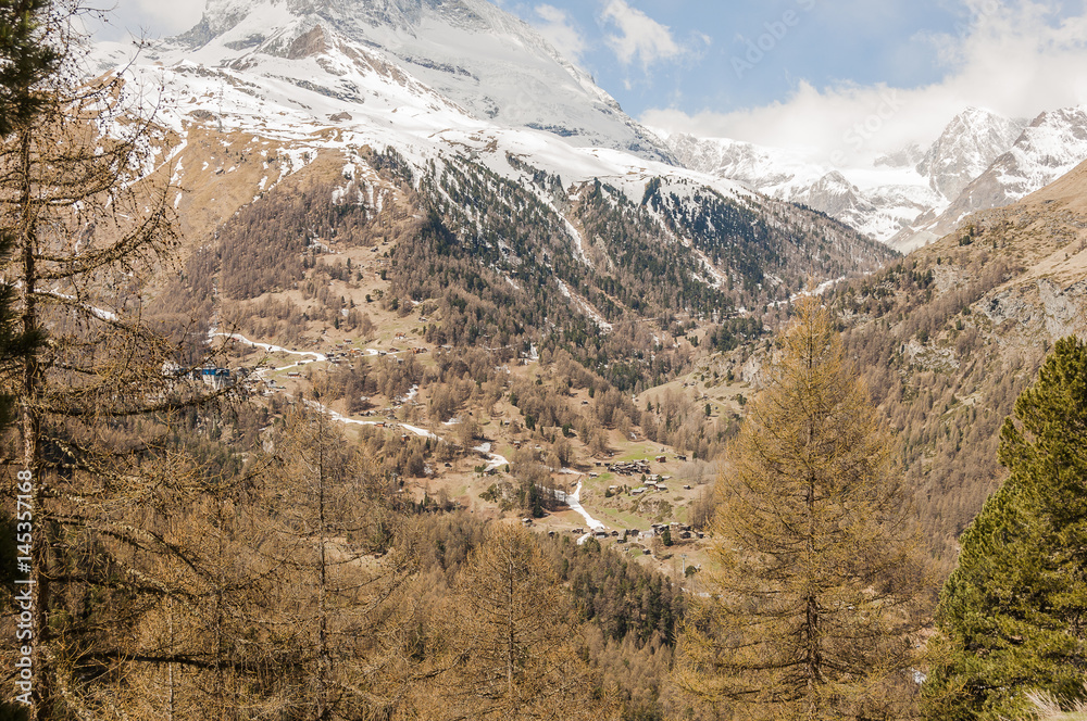 Zermatt, Dorf, Zmutt, Zmuttbach, Furi, Wanderweg, Alm, zum See, Blatten ...