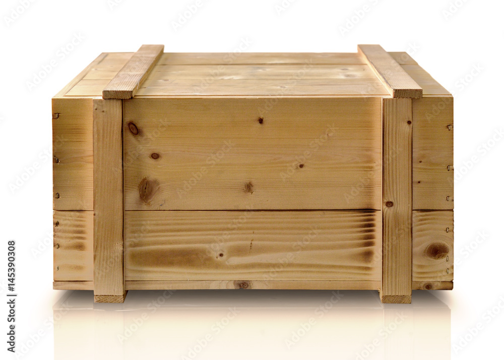 Holzkiste front Stock-Foto | Adobe Stock
