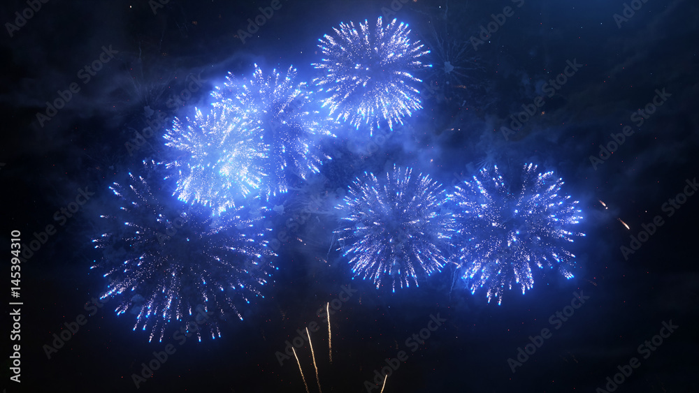 Exploding Fireworks Animation