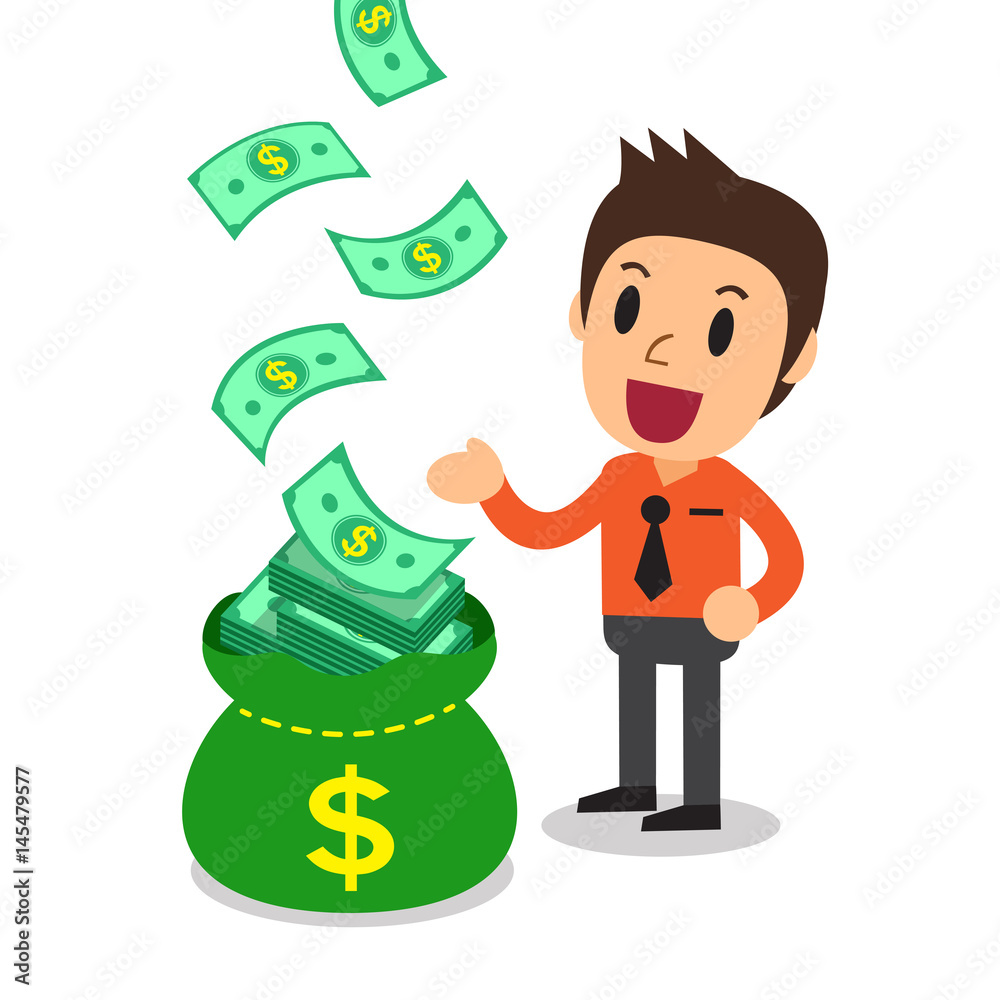 Win Money Cartoon