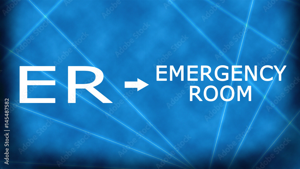 Emergency Room- ER ilustración de Stock | Adobe Stock