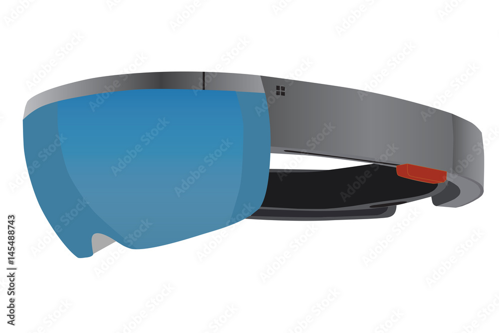 Microsoft Hololens Stock Vector | Adobe Stock