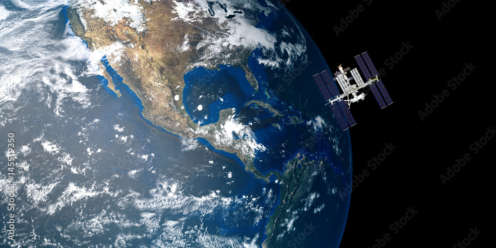 Extremely detailed and realistic high resolution 3D image of ISS ...