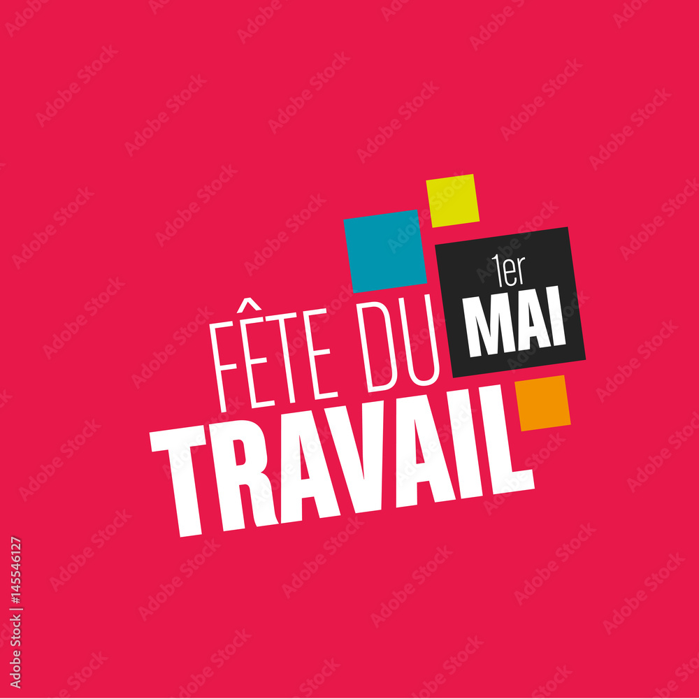 fête du travail Stock Vector | Adobe Stock