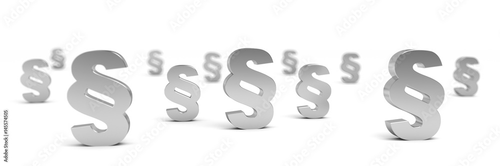 Paragraf und Paragraphen als Panorama Header Stock Illustration | Adobe ...