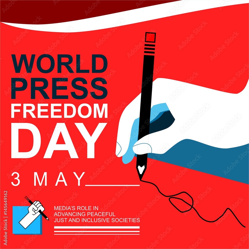 world press freedom day Stock Illustration | Adobe Stock