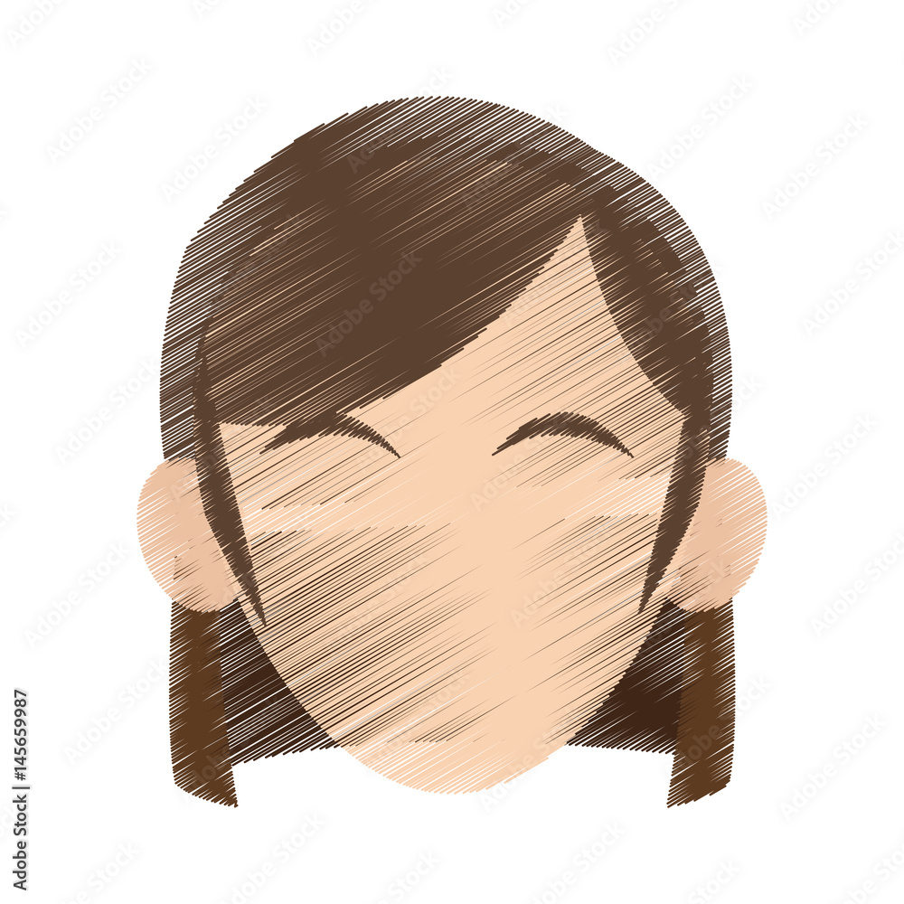 faceless young woman icon image vector illustration design Stock Vector ...