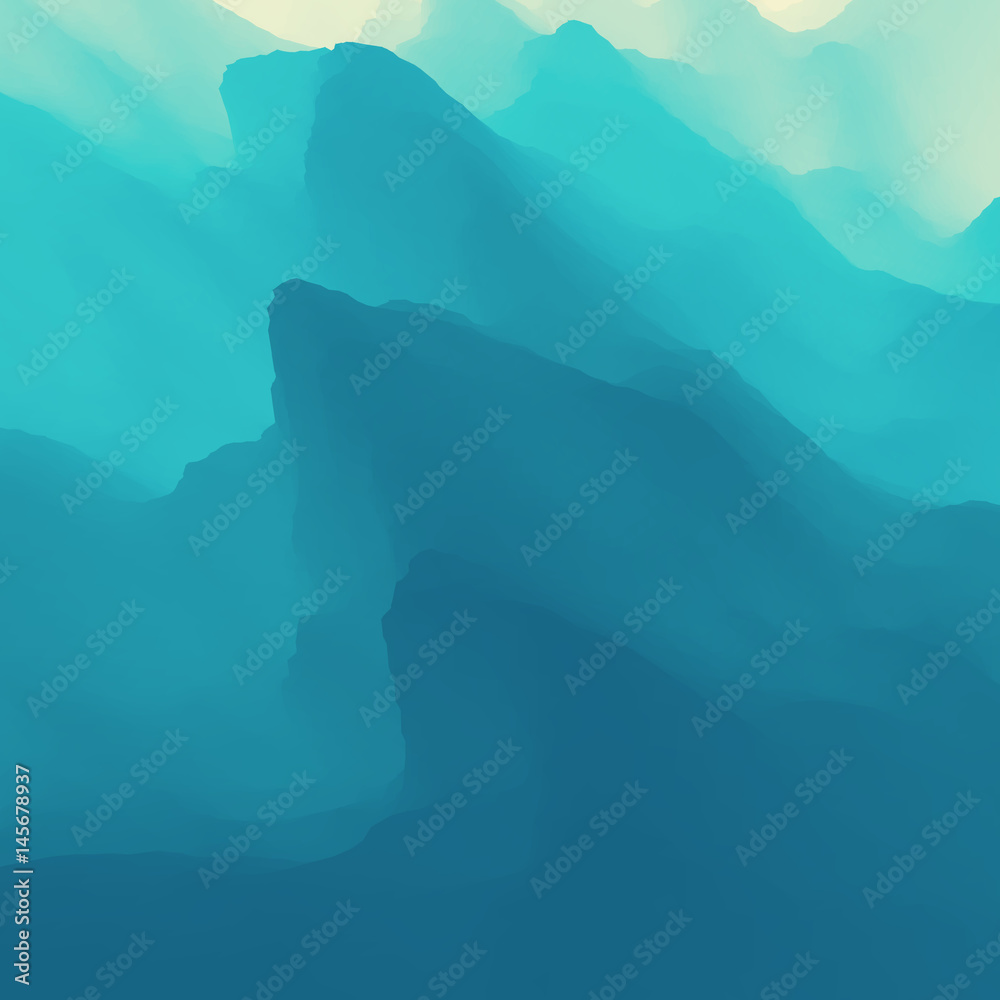 Water Surface. Nature background. Modern pattern. Vector Illustration ...