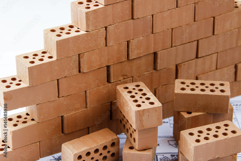 Ziegelmauer Stock Photo | Adobe Stock