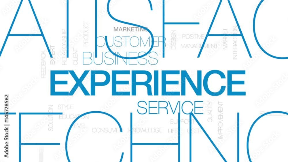 Experience animated word cloud, text design animation. Kinetic ...