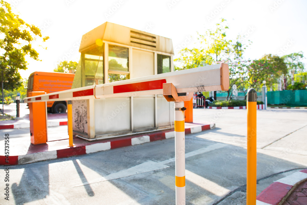 Barrier Gate Automatic system for security. Stock Photo | Adobe Stock