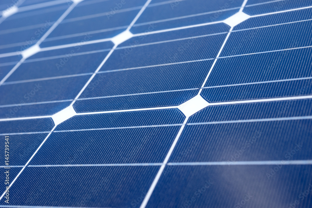 Nahaufnahme Solarzelle Stock-Foto | Adobe Stock