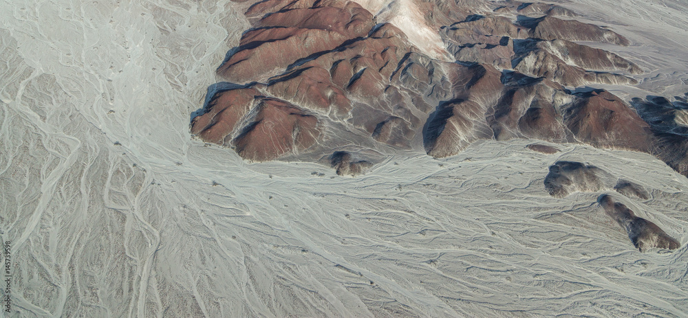 Nazca lines - Astronaut (carved on a rock). Lines and Geoglyphs in the ...