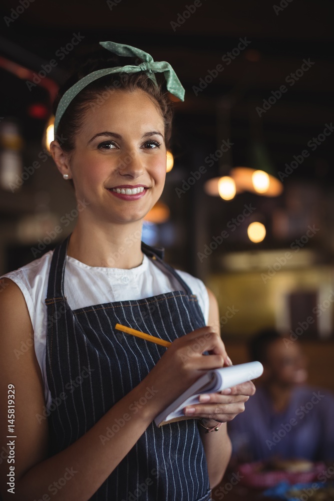 Waitress Taking Order