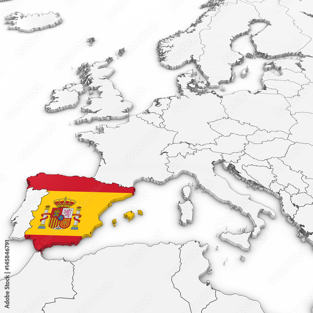 Blank Street Map Spanish