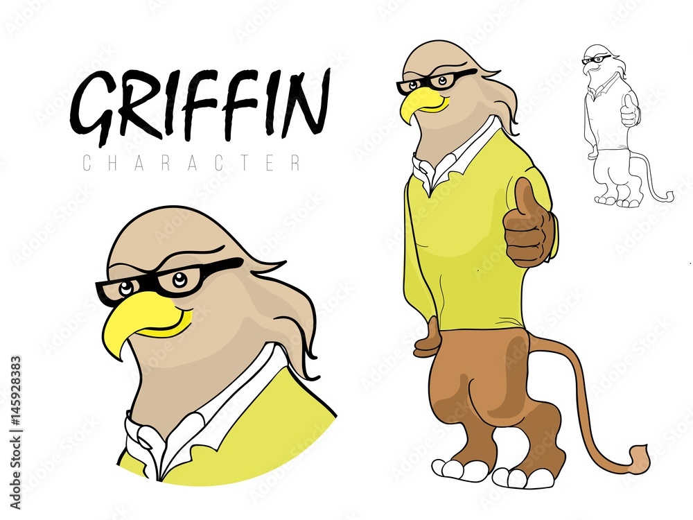 Cartoon Human Like Monster