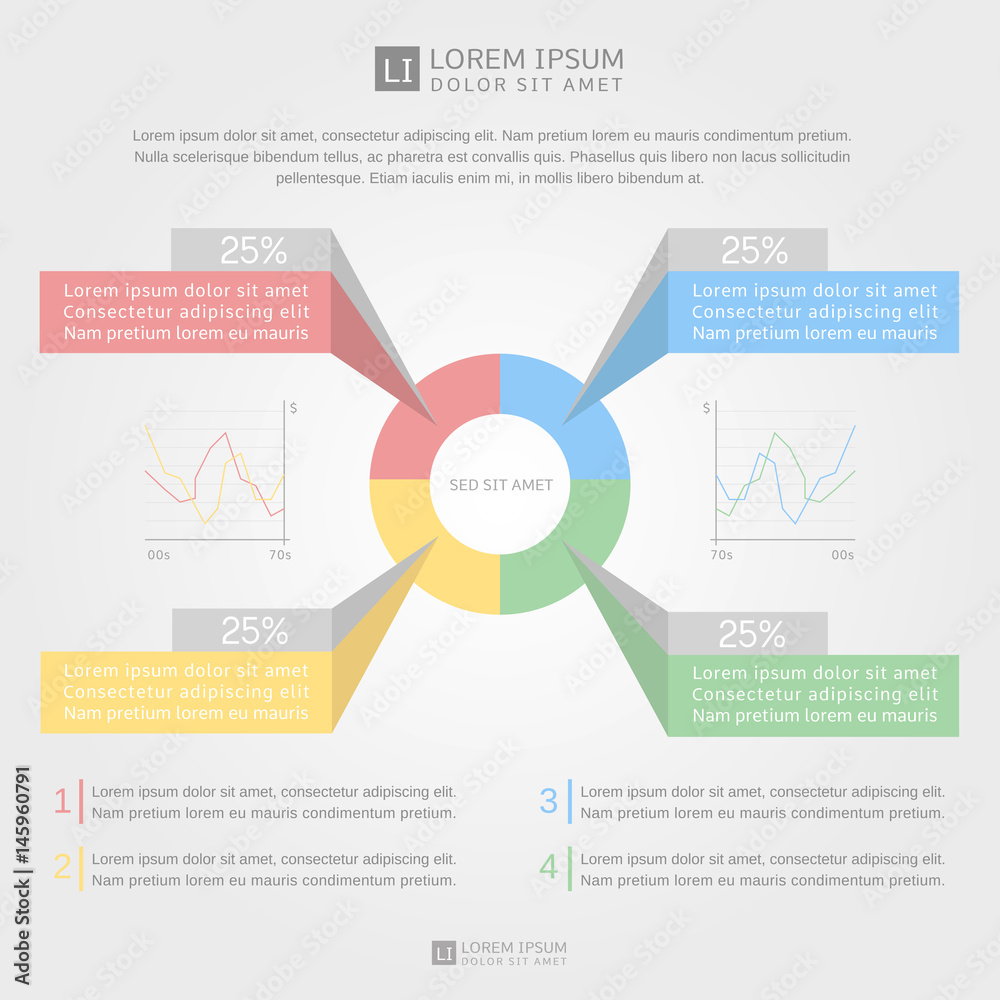 Infographic elements. Great for presentation, sociological research ...