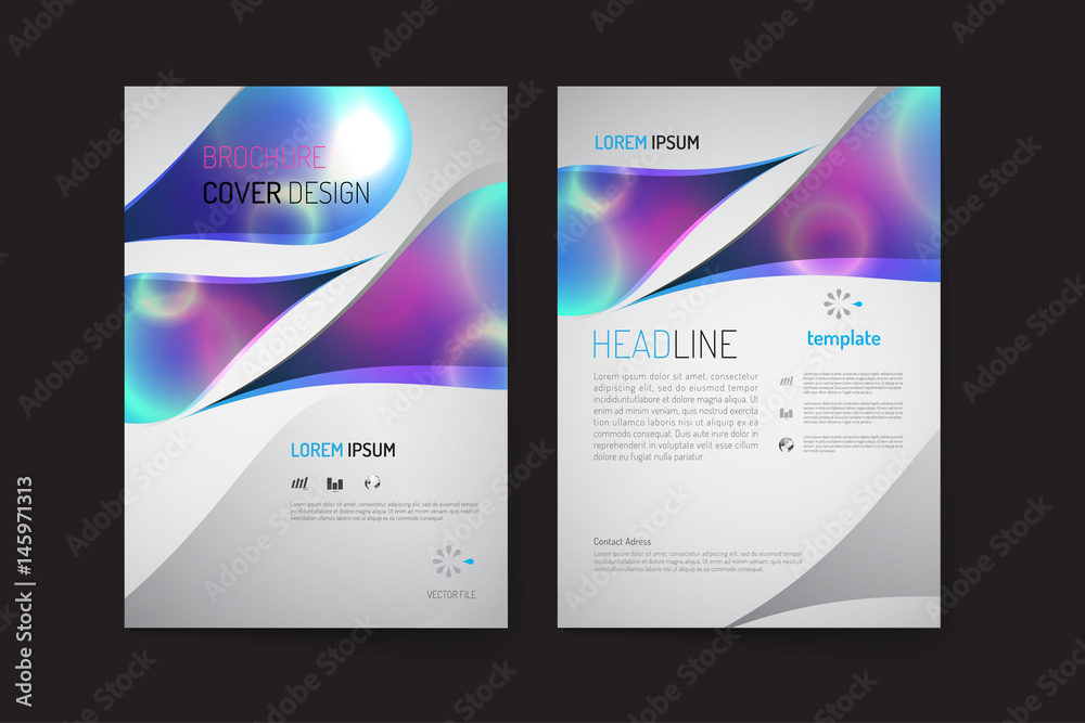 Brochure Layout template and background design Stock Vector | Adobe Stock