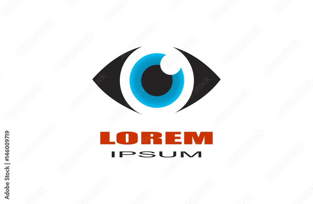 Vetor de Vision logo. Eye logo template. Brand identity. do Stock ...