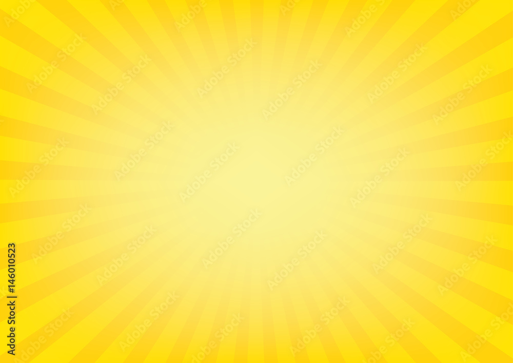 Yellow Sun Rays